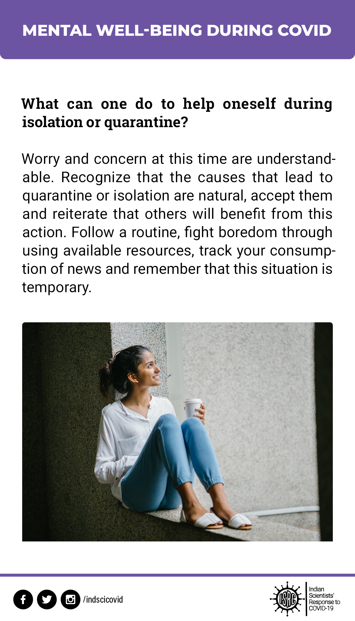 Mental Health of People in Isolation | ISRC